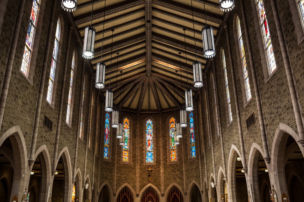 St Joseph Basilica Wedding Edmonton - Kristin & Wyatt - Deep Blue ...